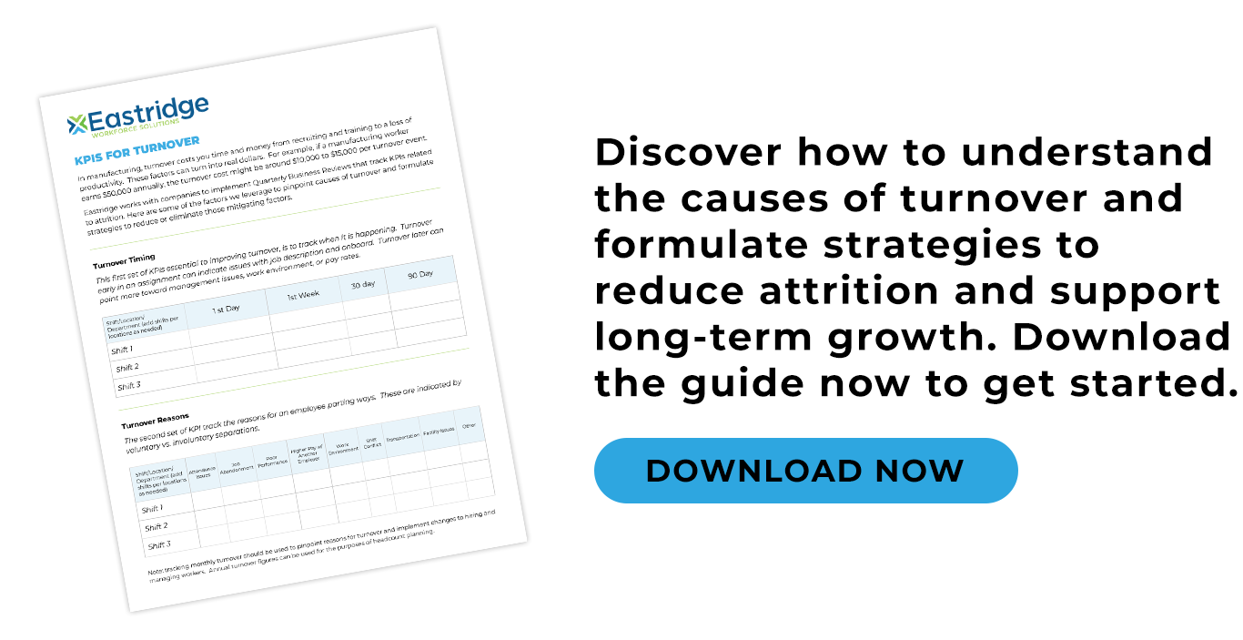 Strategies for Controlling Workforce Attrition in Manufacturing